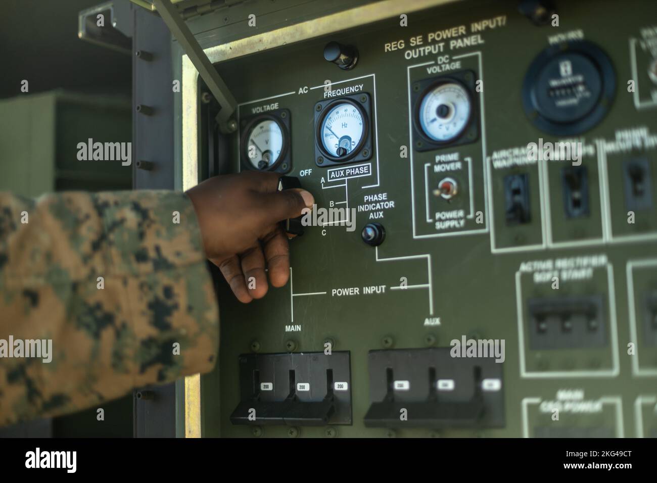 U.S. Marine Corps Pvt. Tyler Dockett, a radar technician with 3d ...