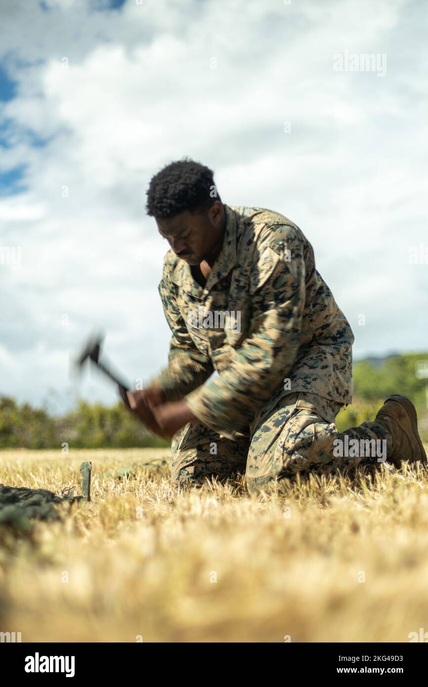 U.S. Marine Corps Pvt. Tyler Dockett, a radar technician with 3d ...