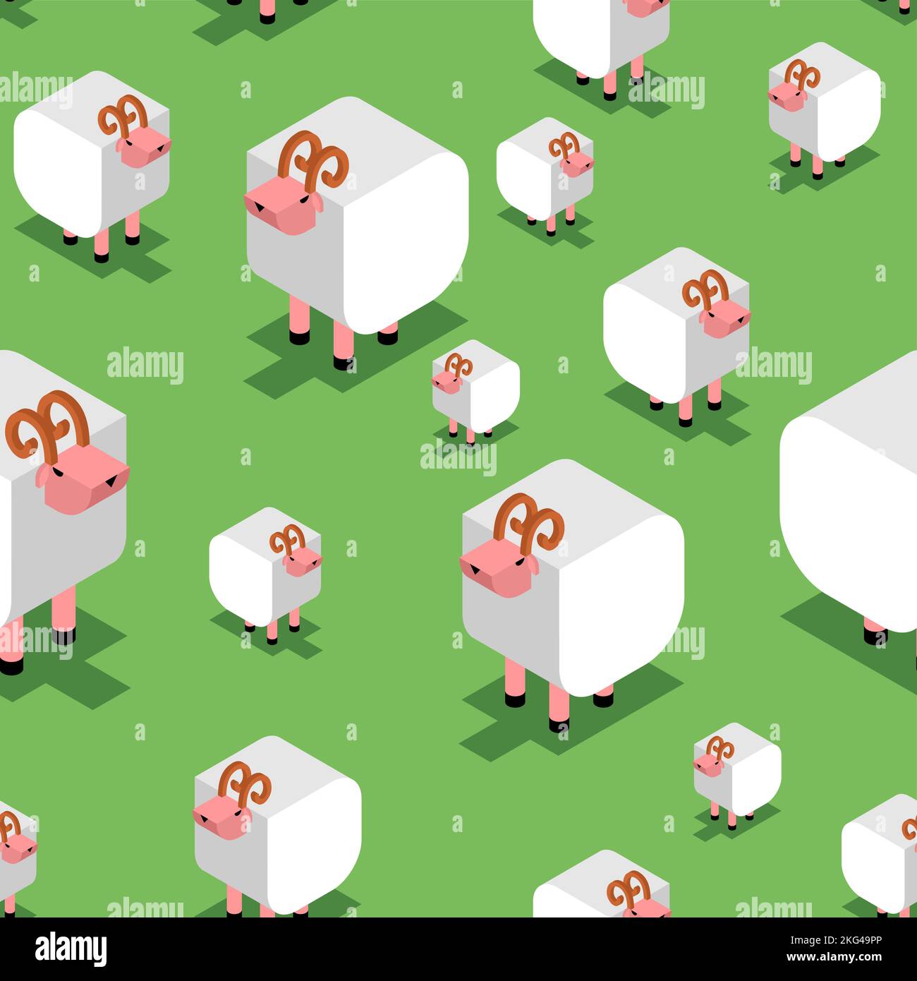 Pasture of sheep Stock Vector Images - Alamy