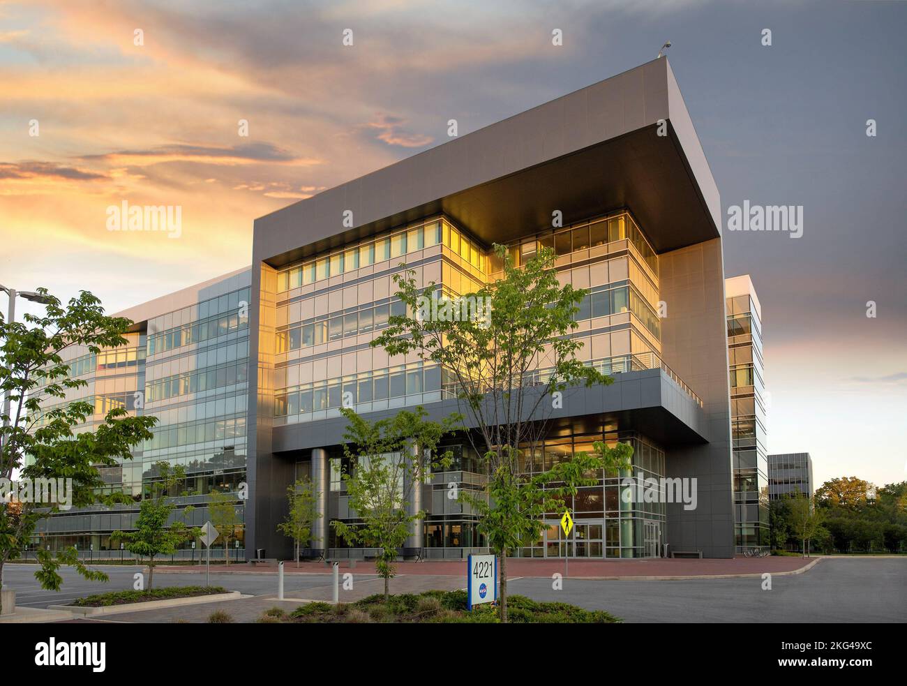 NASA Marshall Space Flight Center campus buildings during demolition ...
