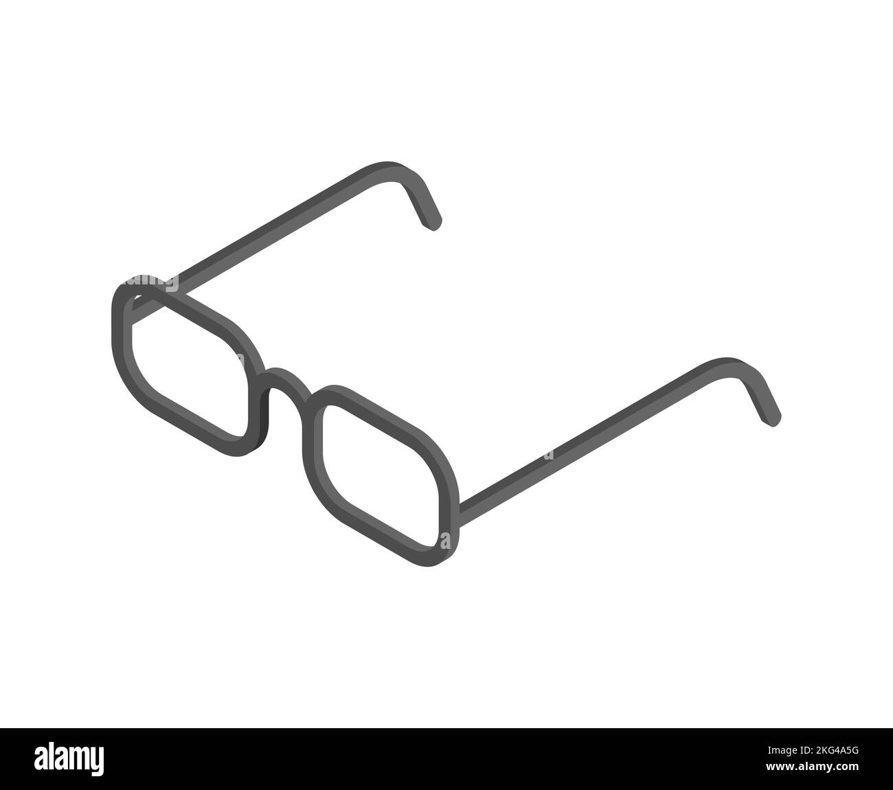 Glasses isometric style isolated. spectacles Vector illustration Stock ...