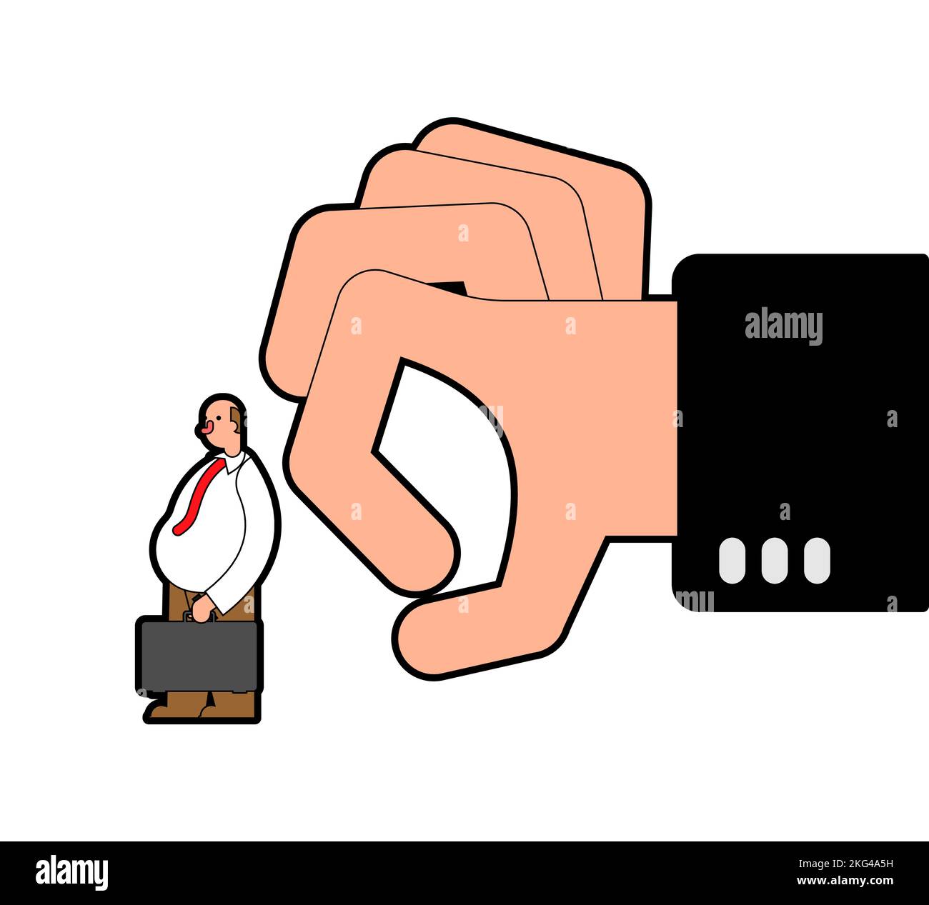 Employee dismissal office worker Stock Vector Images - Alamy