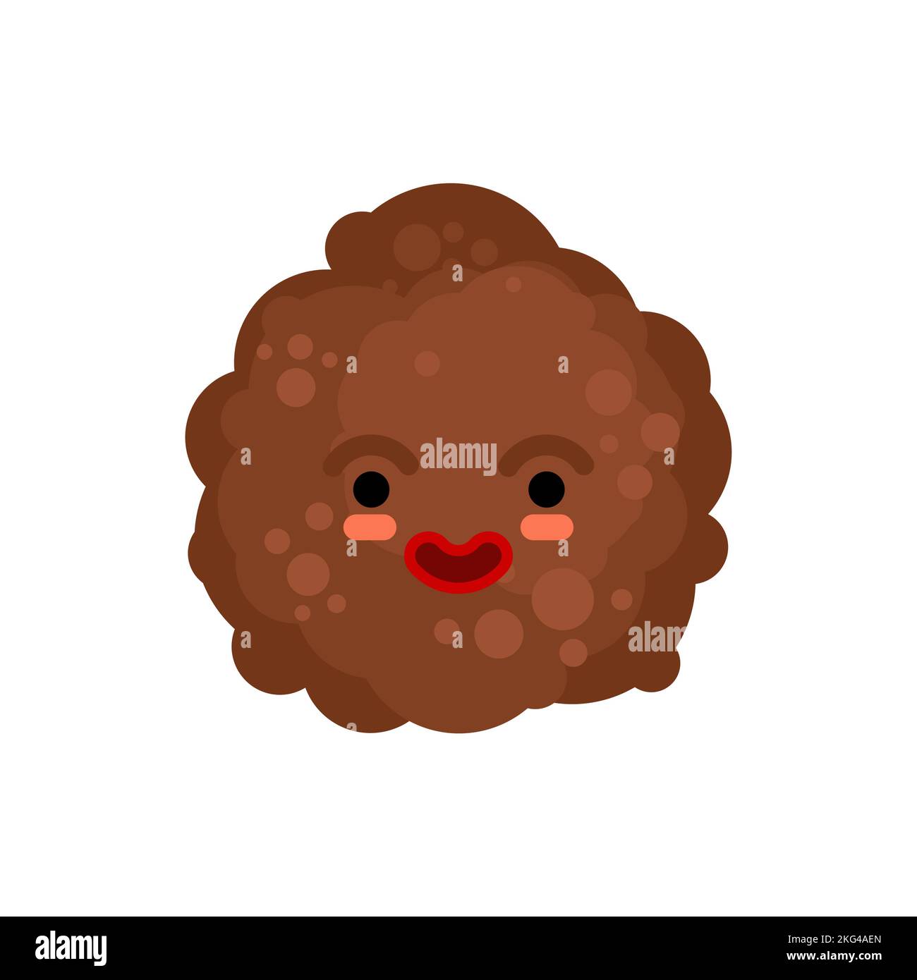 Meatball cartoon isolated. cute meatball food Vector illustration Stock ...