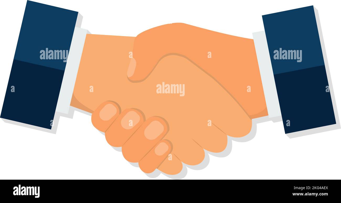 Welcome handshake business partners Stock Vector Images - Alamy