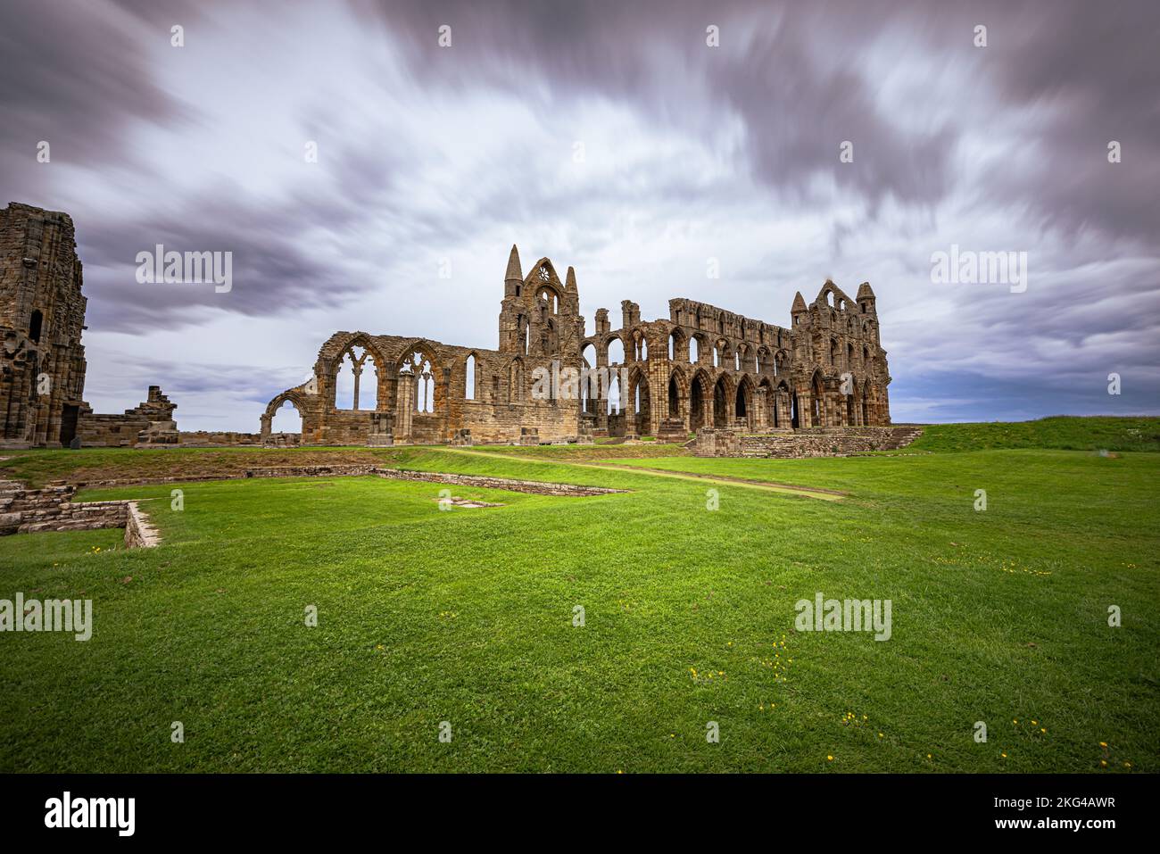 Whitby - May 23 2022: Gothic Abbey of Whitby, England Stock Photo - Alamy