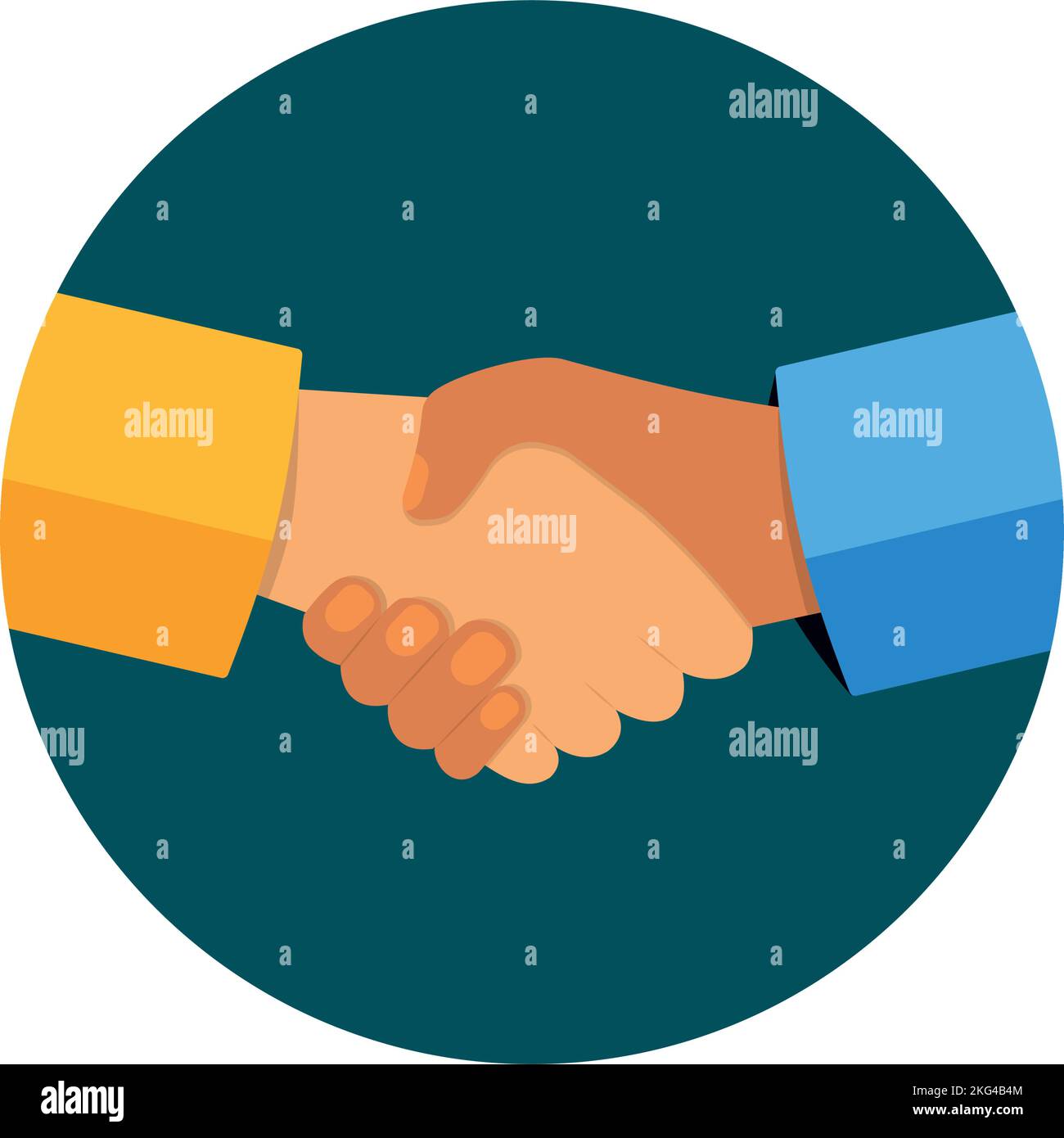 Handclasp vector vectors hi-res stock photography and images - Alamy