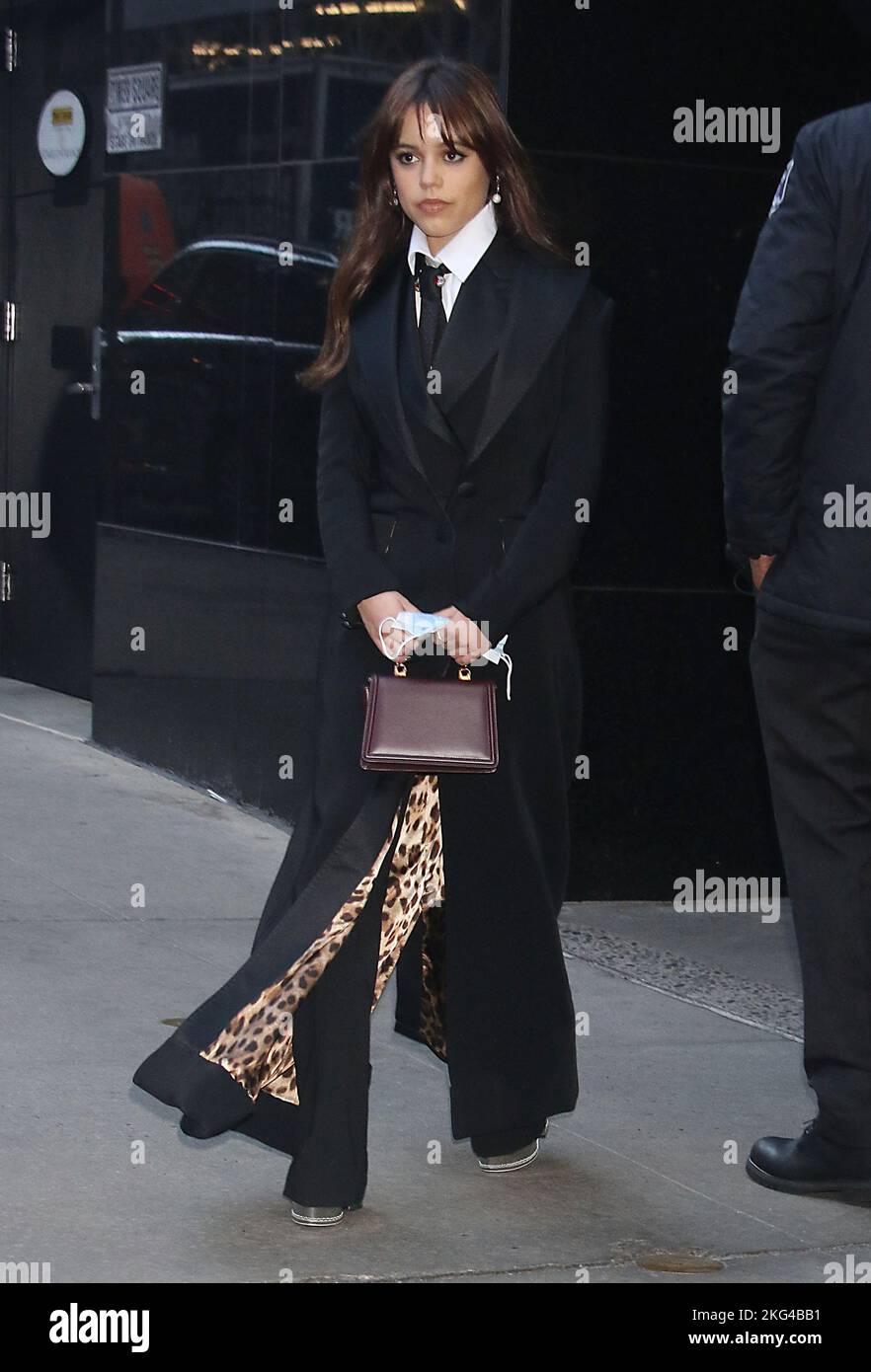 New York, NY, USA. 21st Nov, 2022. Jenna Ortega seen at Good Morning ...