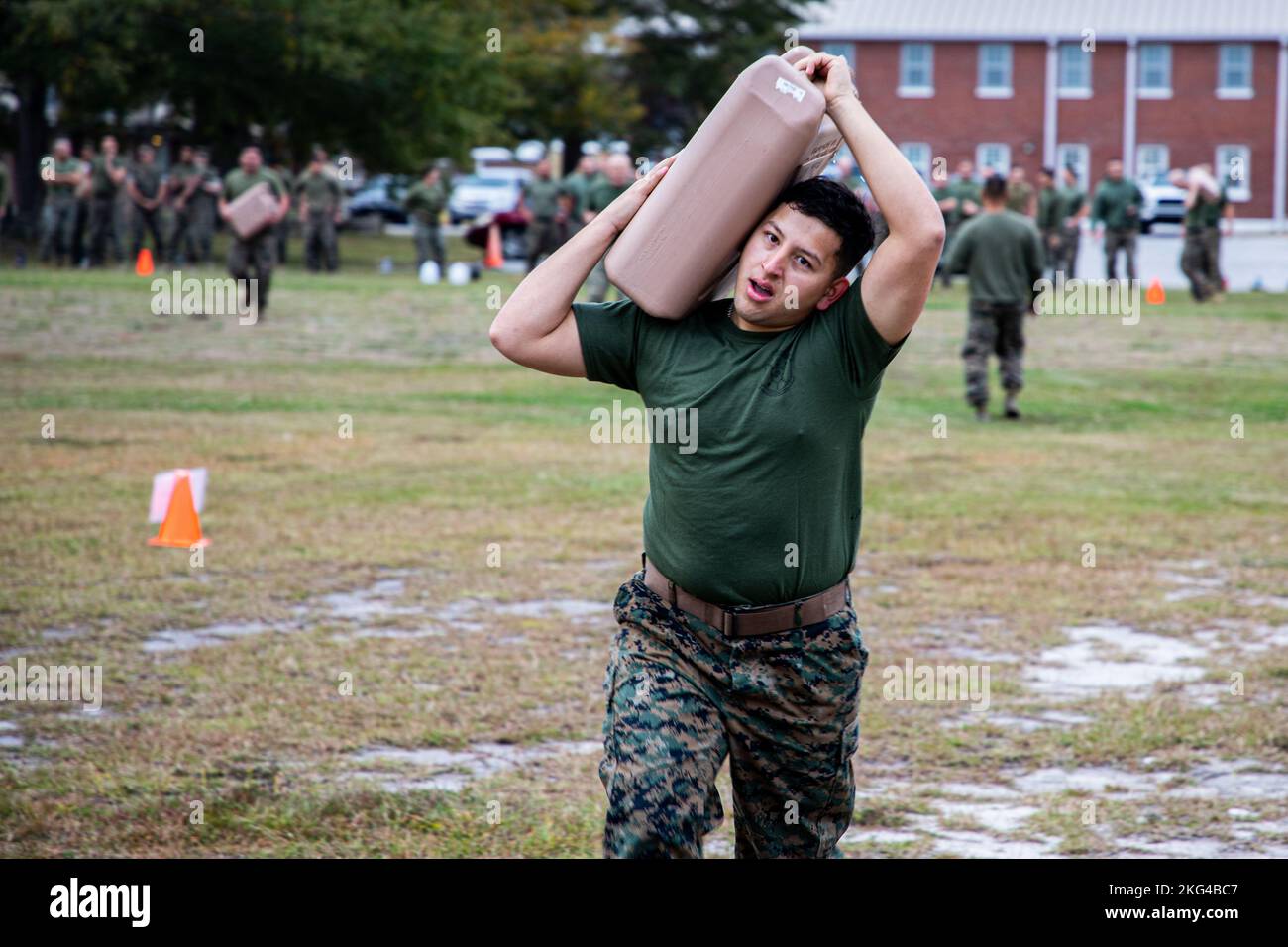 U.S. Marines assigned to the 24th Marine Expeditionary Unit conduct a ...
