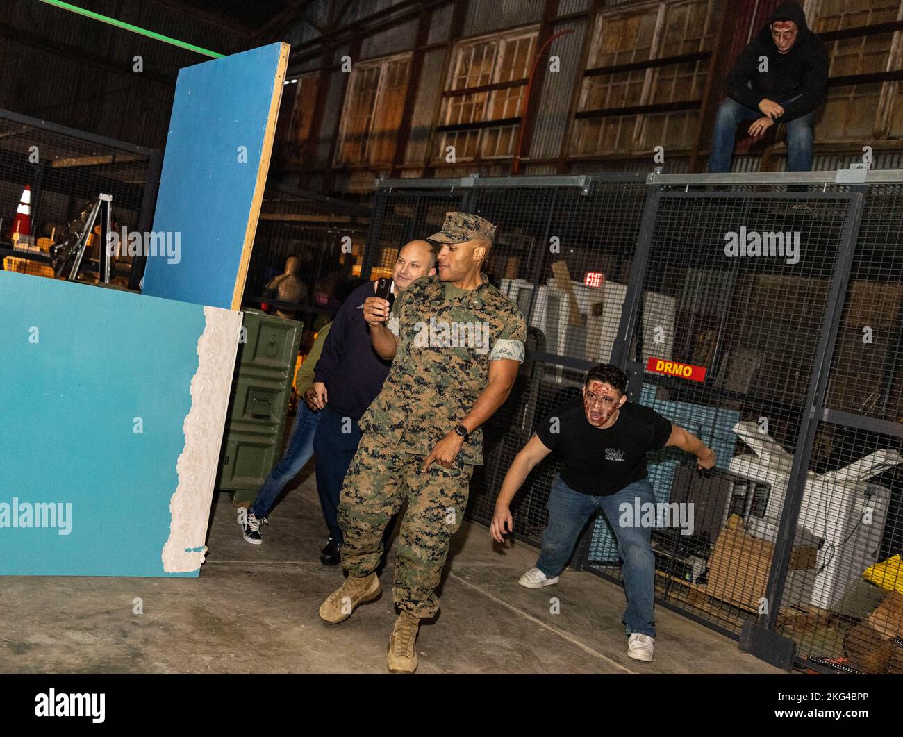 U.S. Marine Corps Lt. Col. David S. Rainey, the commanding officer of ...