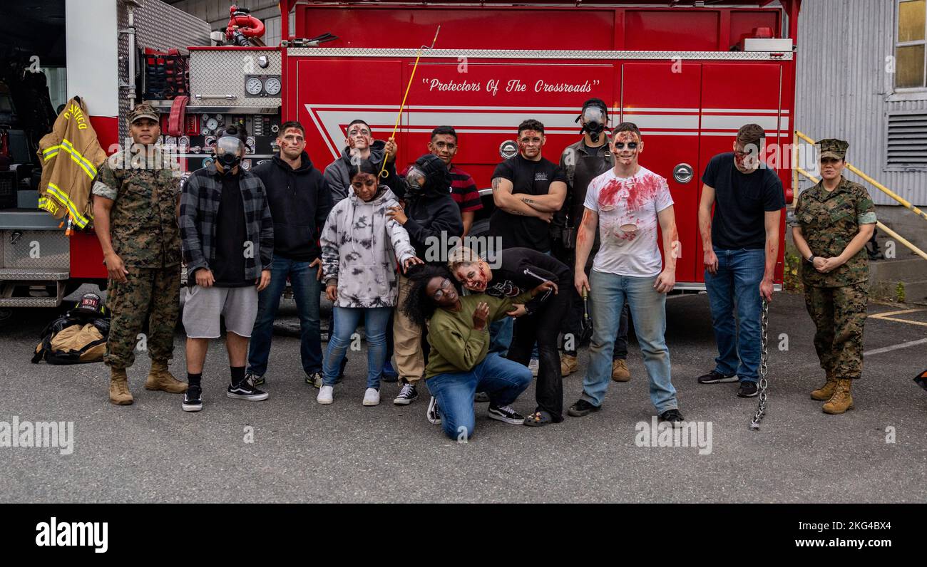 U.S. Marine Corps Lt. Col. David S. Rainey, commanding officer ...