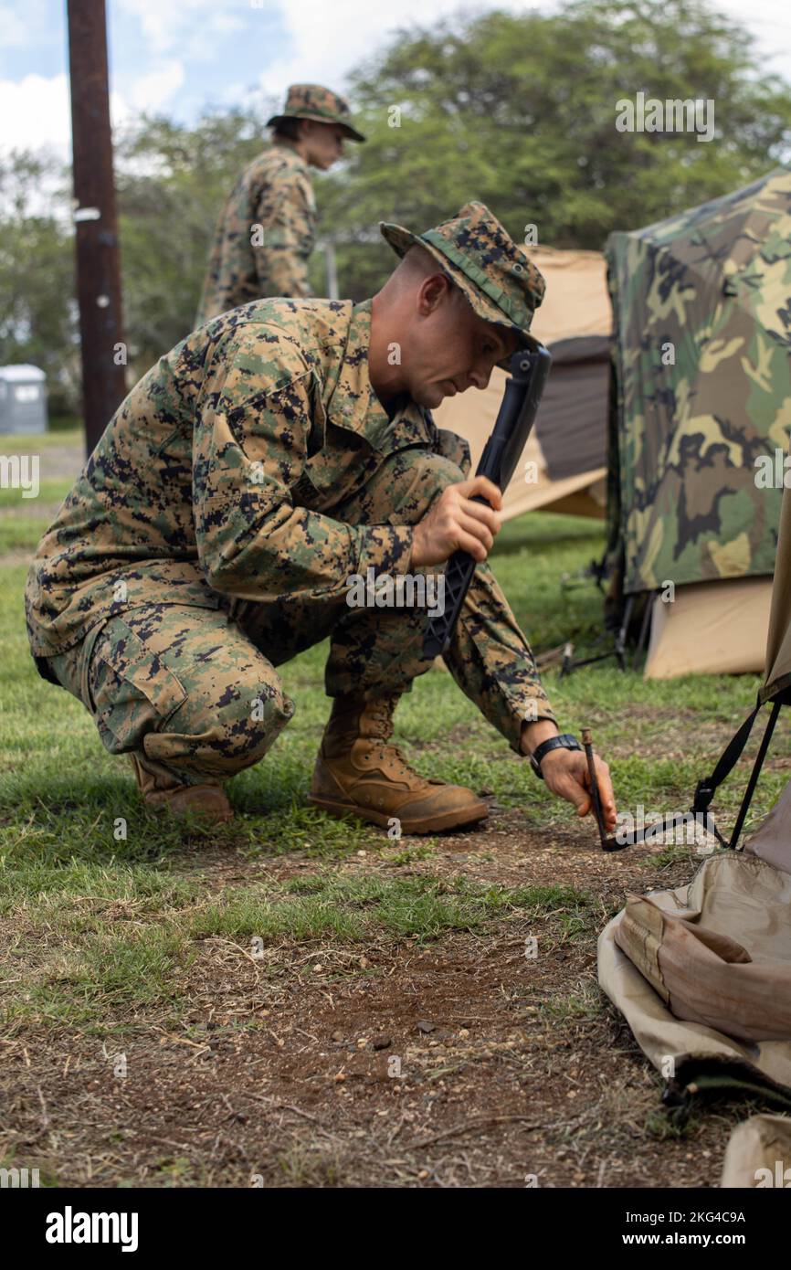 U.S. Marine Corps Maj. Richard Larger, operations officer, with 3d ...