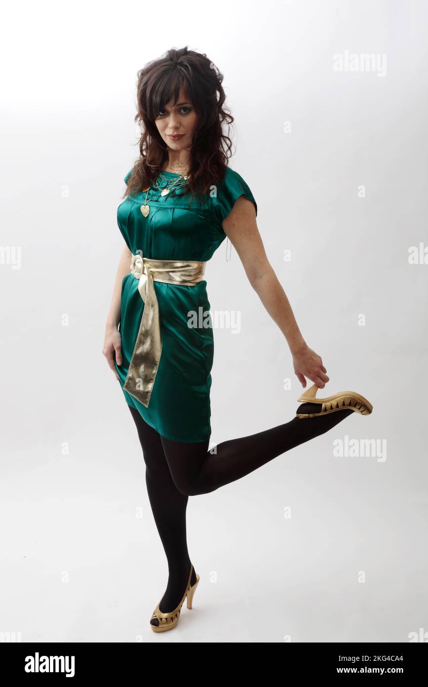 EVE MYLES, ACTOR, 2007: Studio portrait of Welsh actress EVE MYLES, who ...