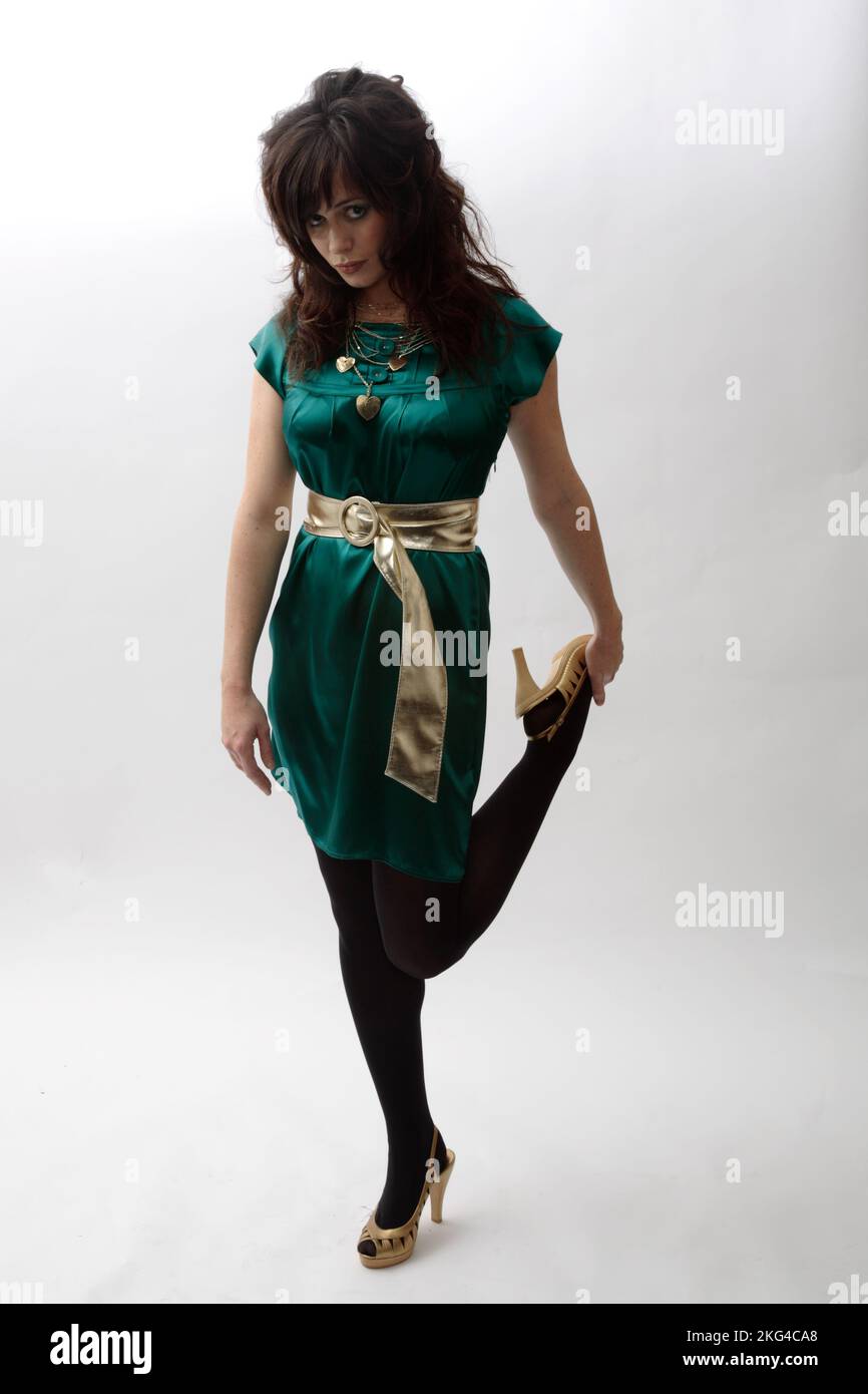 EVE MYLES, ACTOR, 2007: Studio portrait of Welsh actress EVE MYLES, who ...