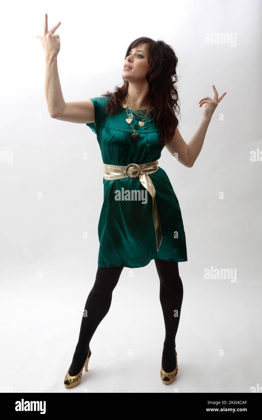 EVE MYLES, ACTOR, 2007: Studio portrait of Welsh actress EVE MYLES, who ...