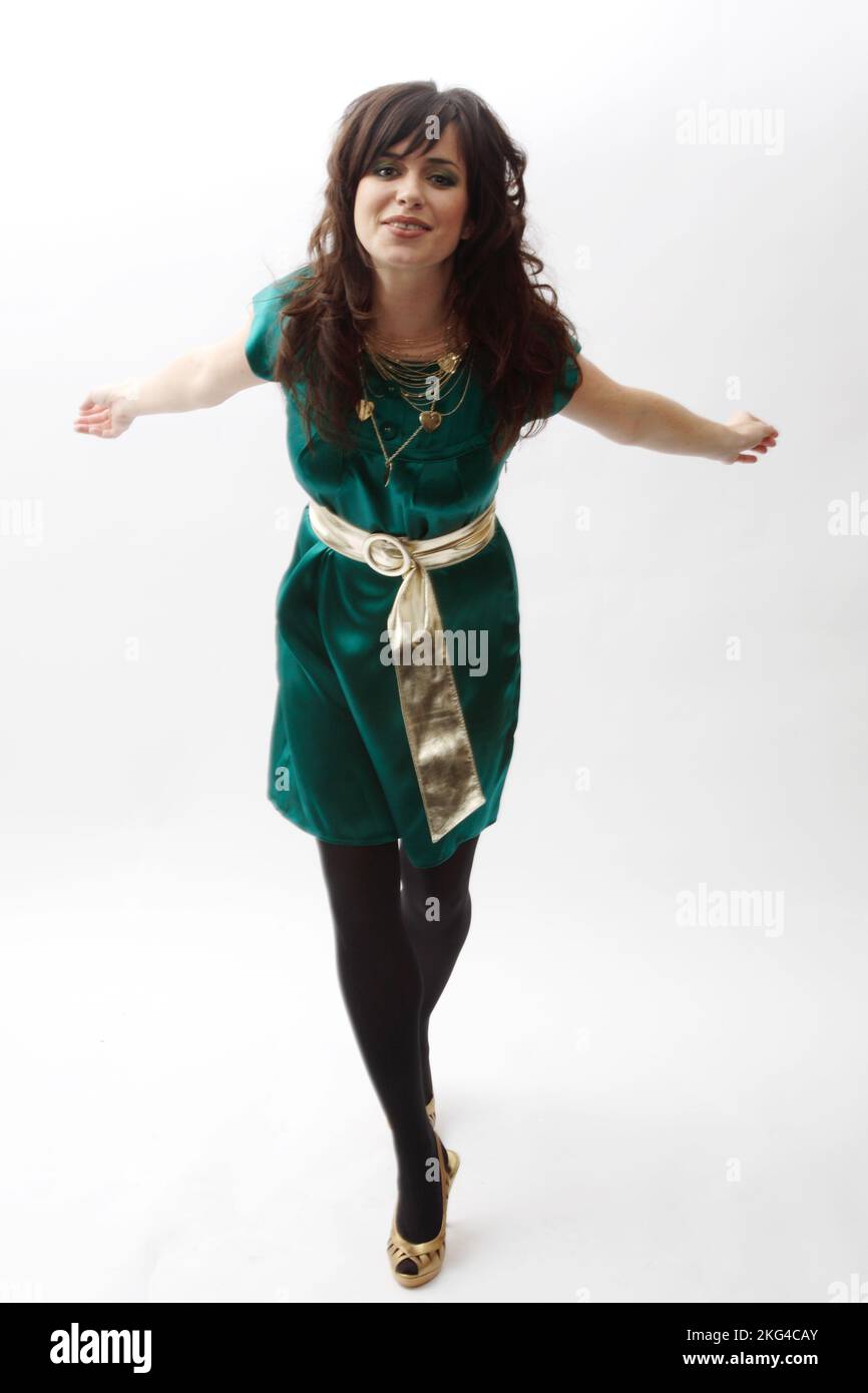 EVE MYLES, ACTOR, 2007: Studio portrait of Welsh actress EVE MYLES, who ...