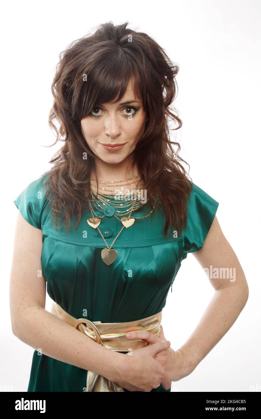 EVE MYLES, ACTOR, 2007: Studio portrait of Welsh actress EVE MYLES, who ...