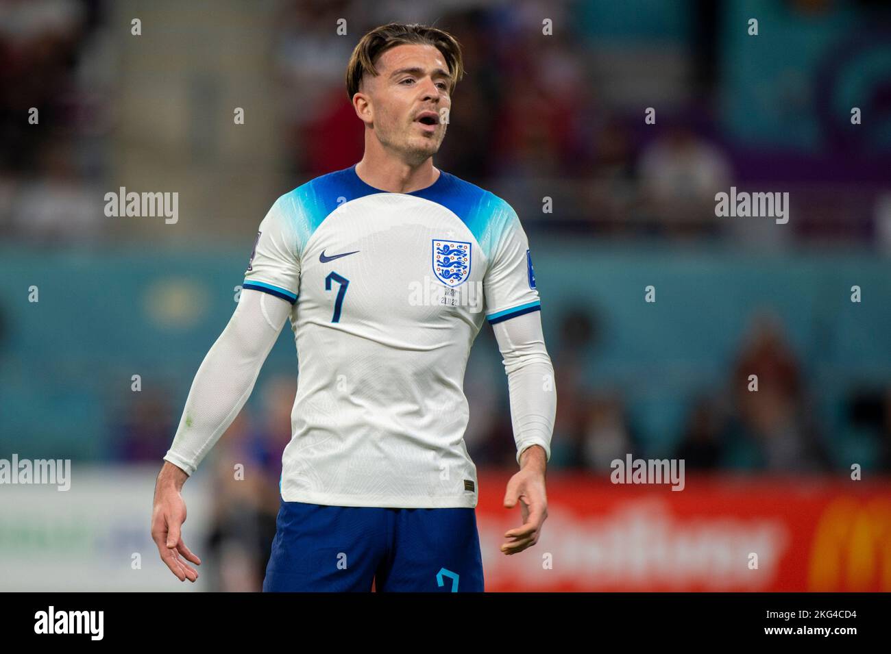Jack GREALISH of England during the FIFA World Cup Qatar 2022 Group B ...