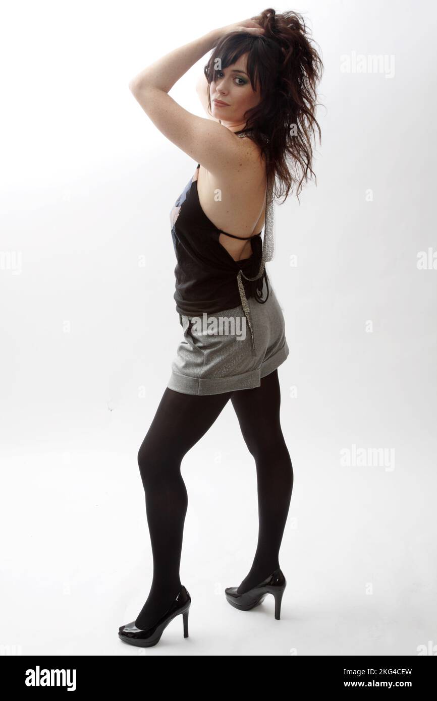 EVE MYLES, ACTOR, 2007: Studio portrait of Welsh actress EVE MYLES, who ...