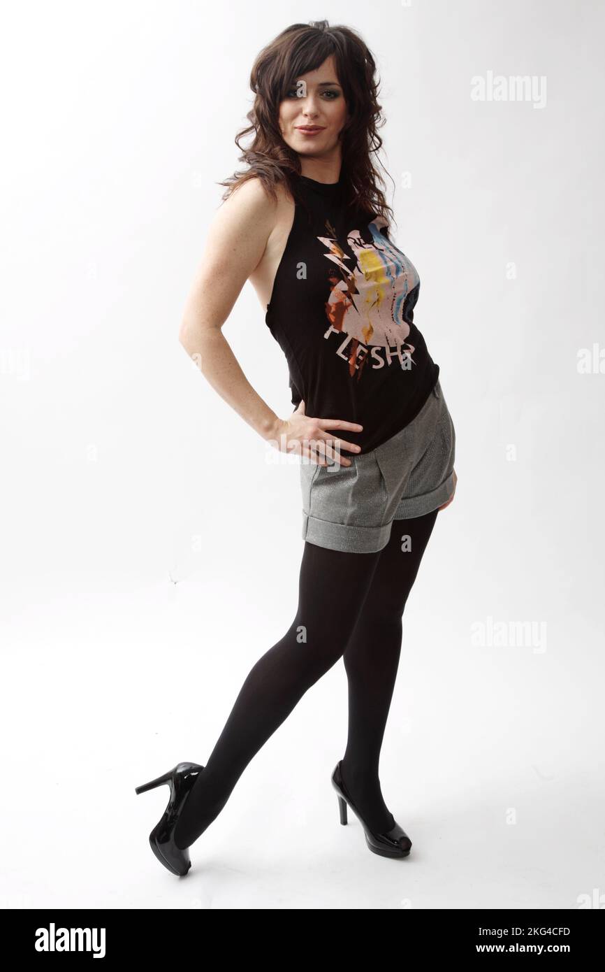 EVE MYLES, ACTOR, 2007: Studio portrait of Welsh actress EVE MYLES, who ...