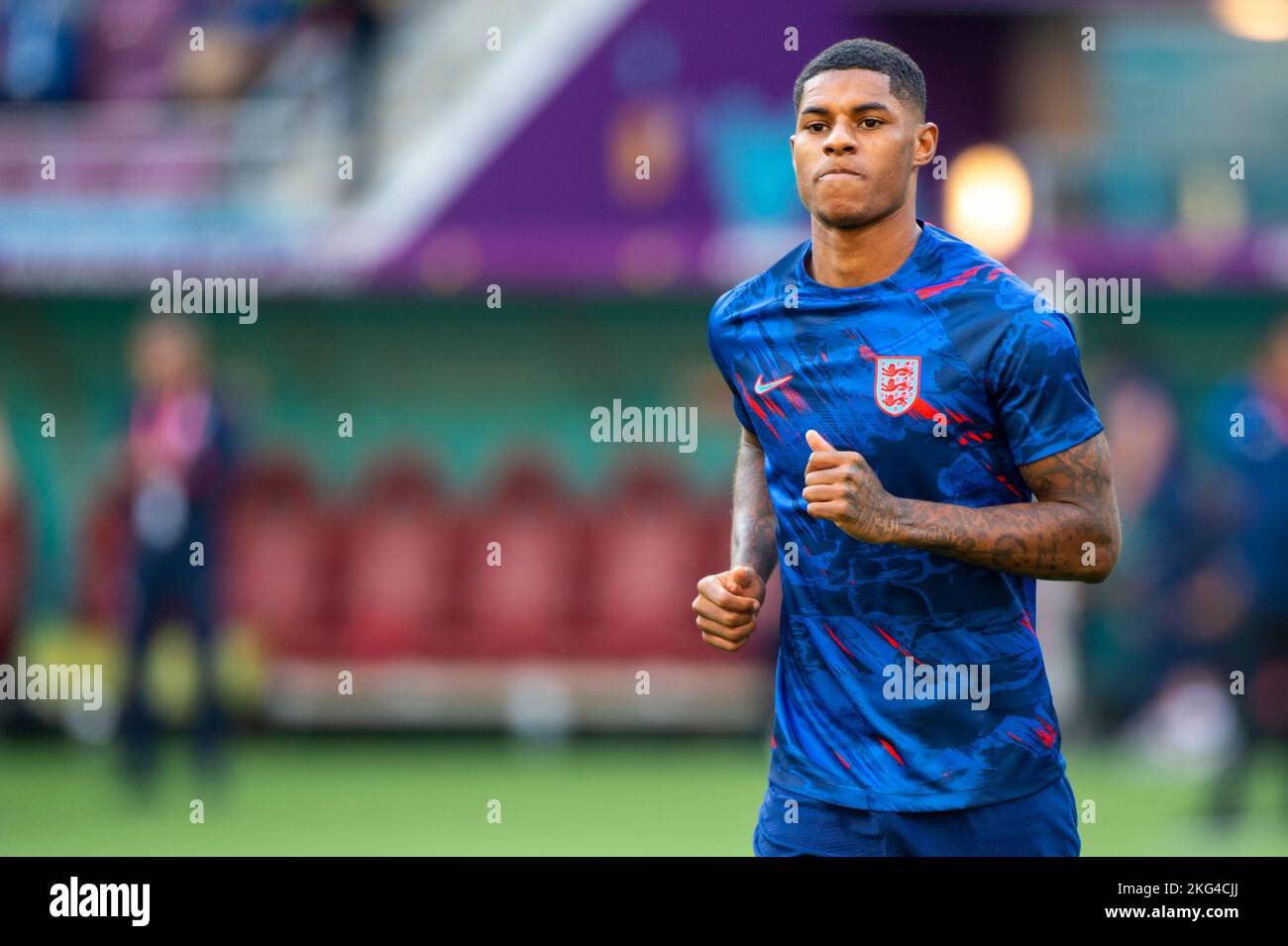 Marcus Rashford of England during the FIFA World Cup Qatar 2022 Group B ...