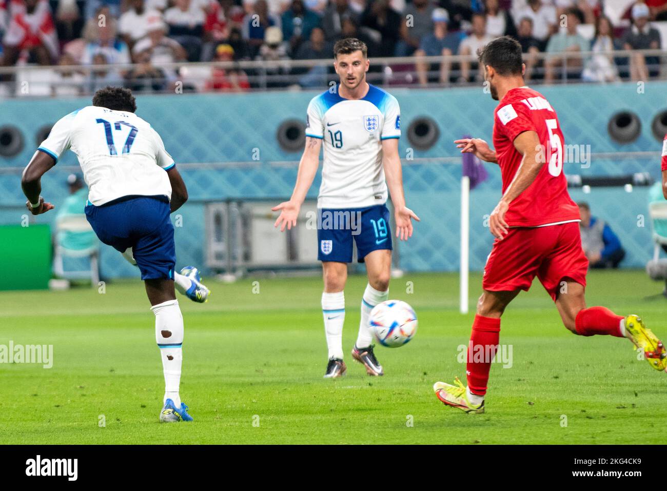 Bukayo saka england november 2022 iran hi-res stock photography and ...