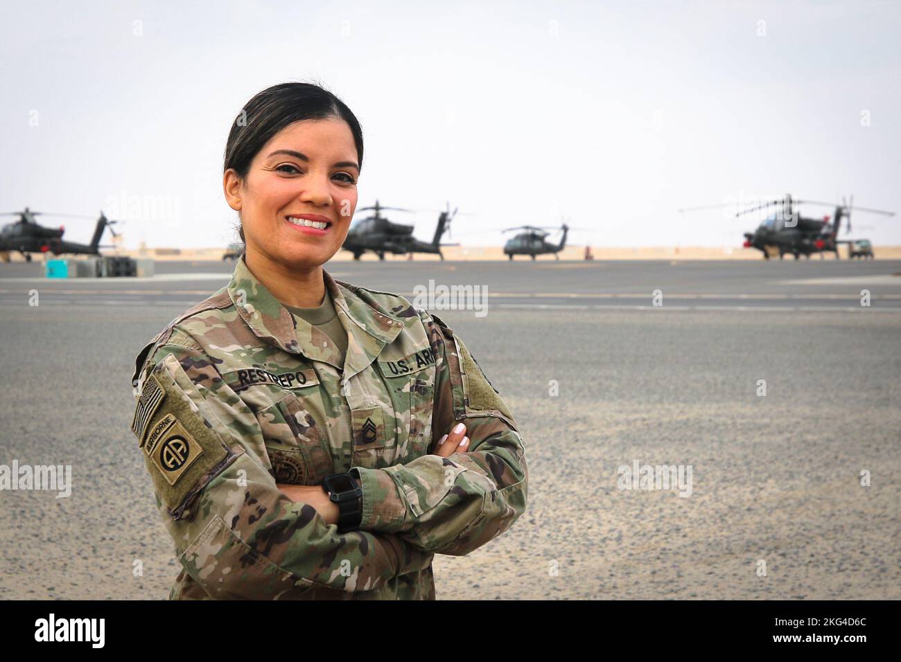 U.S. Army Sgt. 1st Class Mildred A. Restrepo, retention NCO and Equal ...