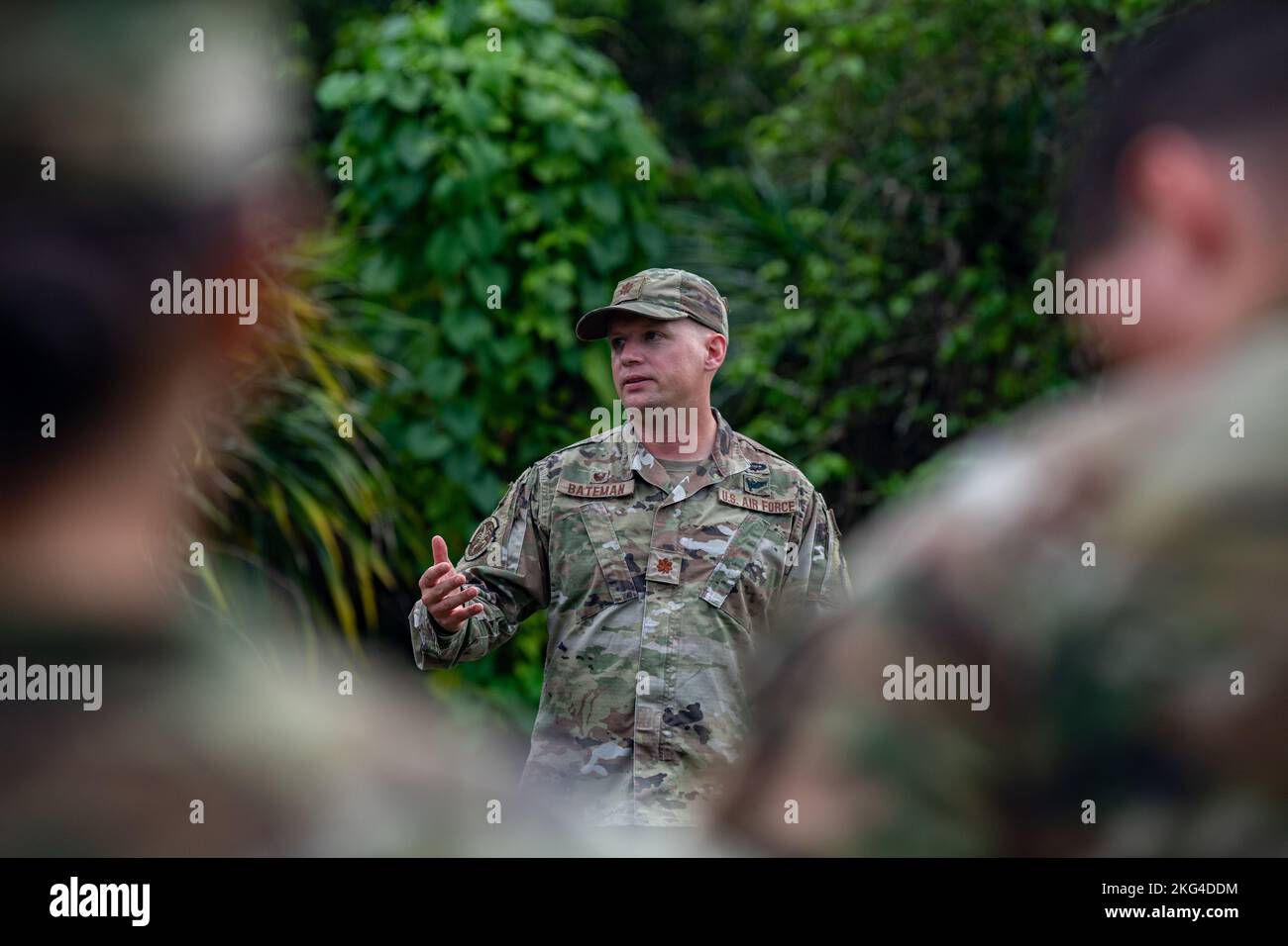 U.S. Air Force Maj. Justin Bateman, 822nd Base Defense Squadron ...
