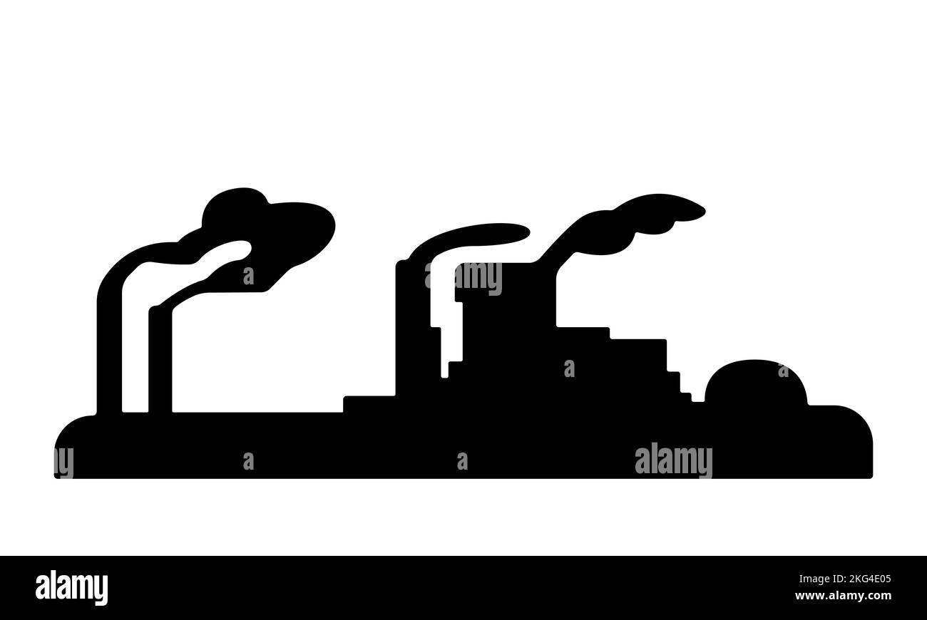 Black and white factory Cut Out Stock Images & Pictures - Alamy