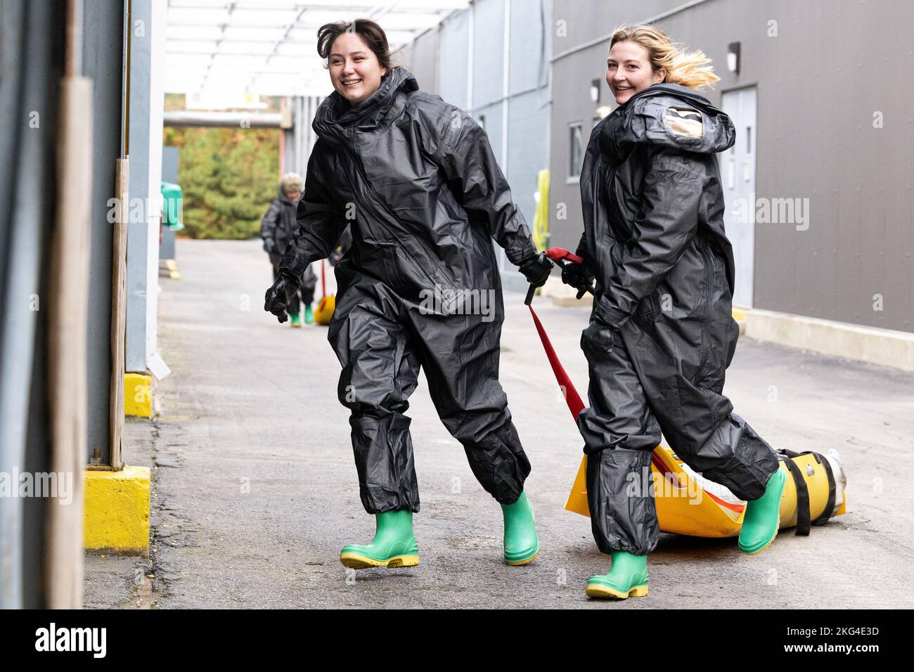 U.S. Marine’s spouses, with Chemical Biological Incident Response Force ...