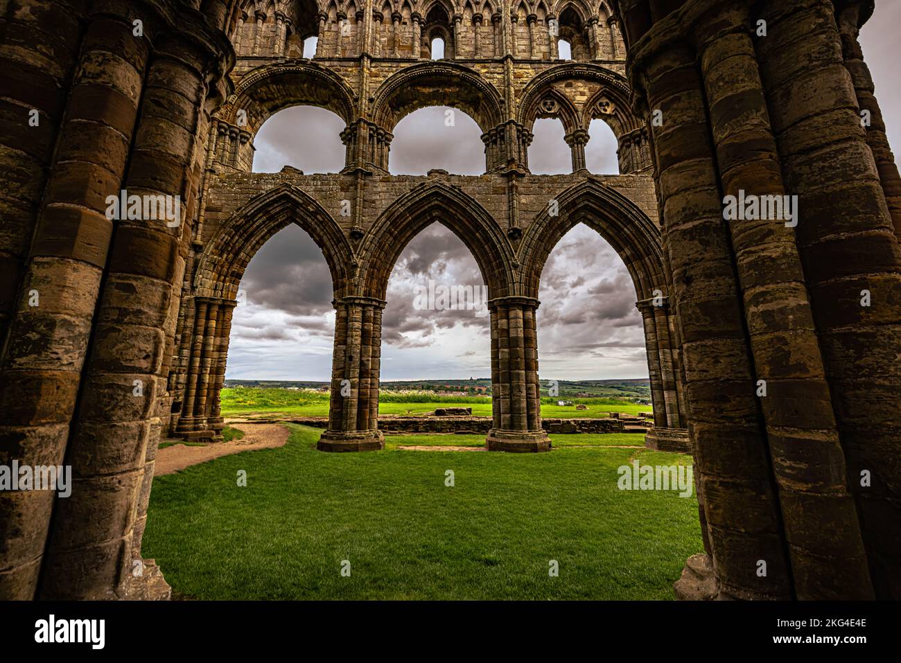 Whitby - May 23 2022: Gothic Abbey of Whitby, England Stock Photo - Alamy