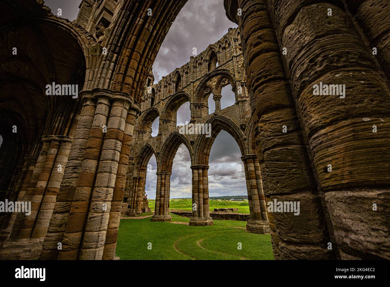 Whitby - May 23 2022: Gothic Abbey of Whitby, England Stock Photo - Alamy