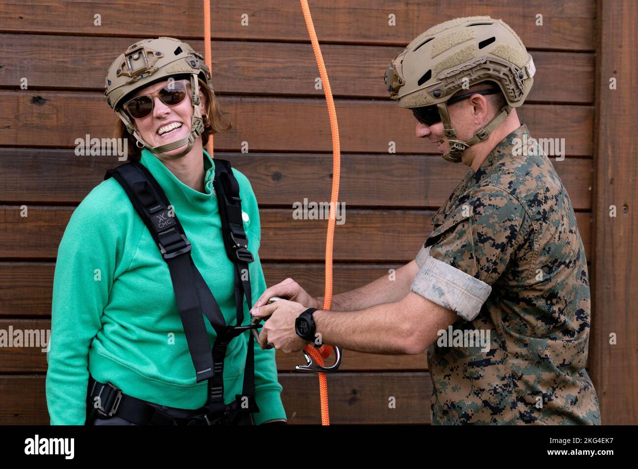 A U.S. Marine’s spouse, with Chemical Biological Incident Response ...