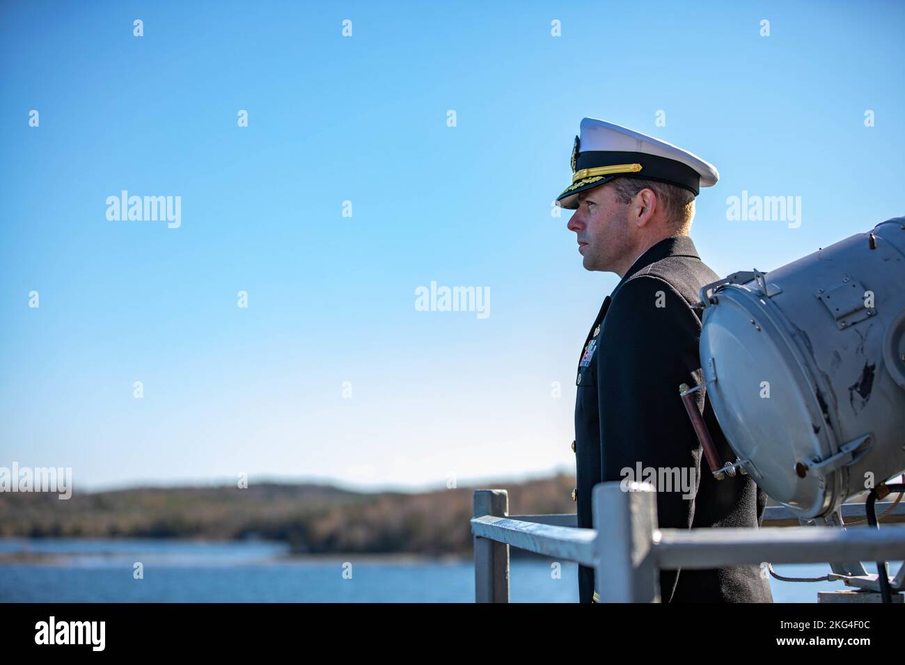 Cmdr. Timothy Yuhas, executive officer of the Arleigh Burke-class ...