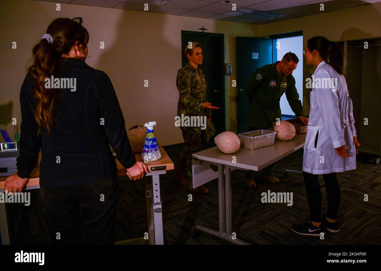 Col. Geoffrey Church, 9th Reconnaissance Wing commander, and Command ...