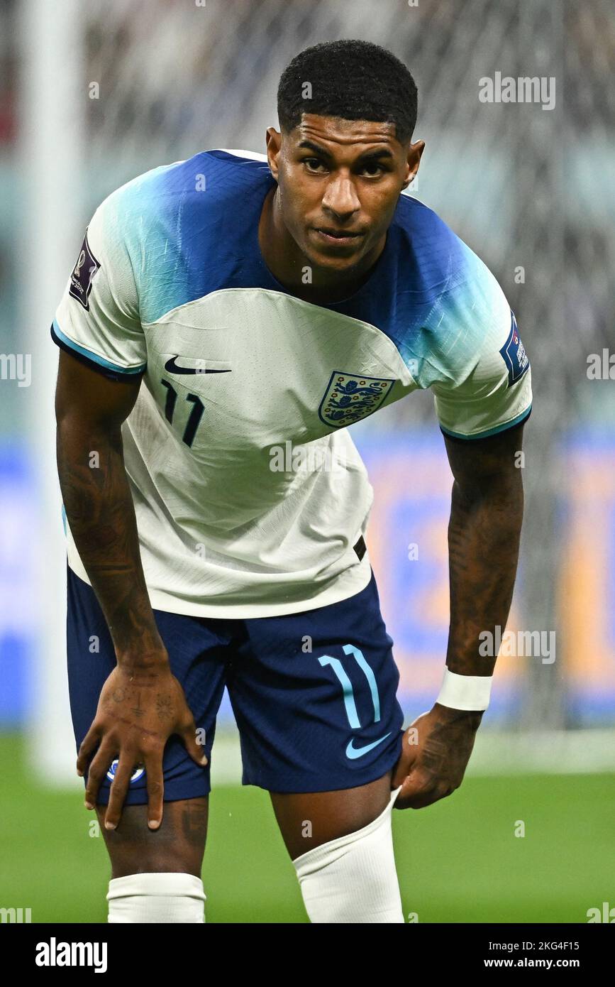 Marcus Rashford of England during England vs Iran match of the Fifa ...