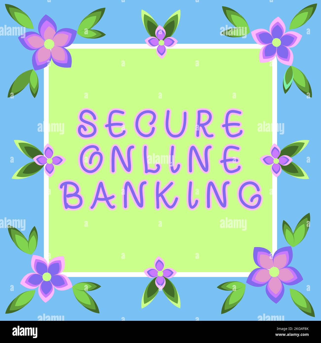 Hand writing sign Secure Online Banking. Business overview Safe way of ...