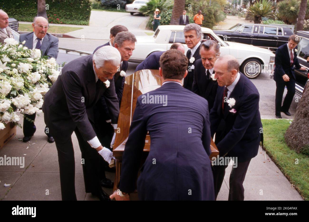 Cesar Romero, Glenn Ford, and Ricardo Montalban at Rita Hayworth's ...