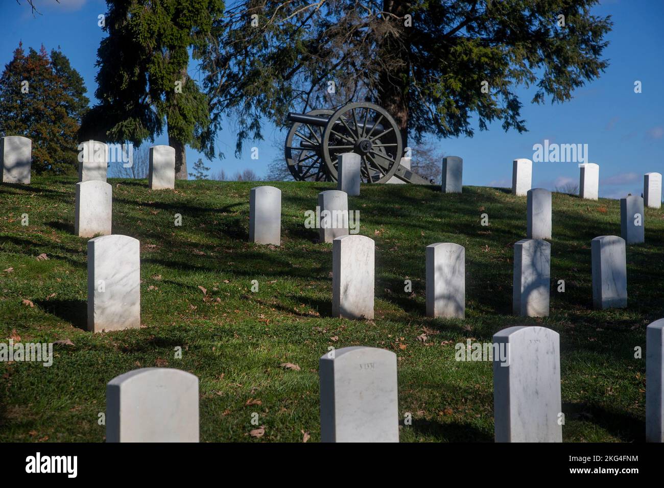 Gettysburg National Cemetery in Gettysburg, Pennsylvania Stock Photo ...