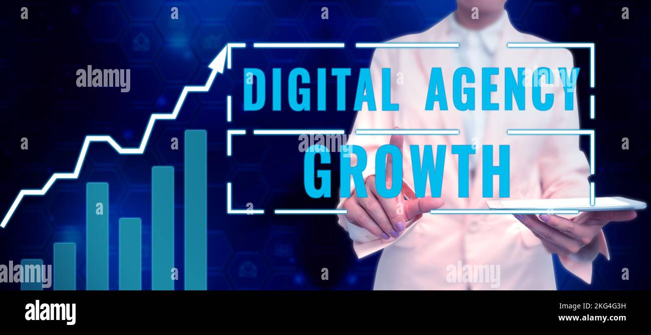 Inspiration showing sign Digital Agency Growth. Business concept ...