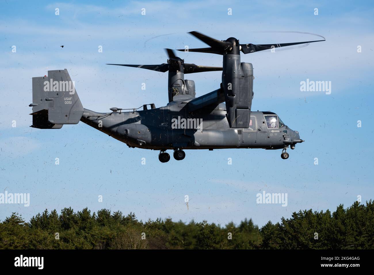 U.S. Air Force CV-22 Osprey assigned to the 21st Special Operations ...