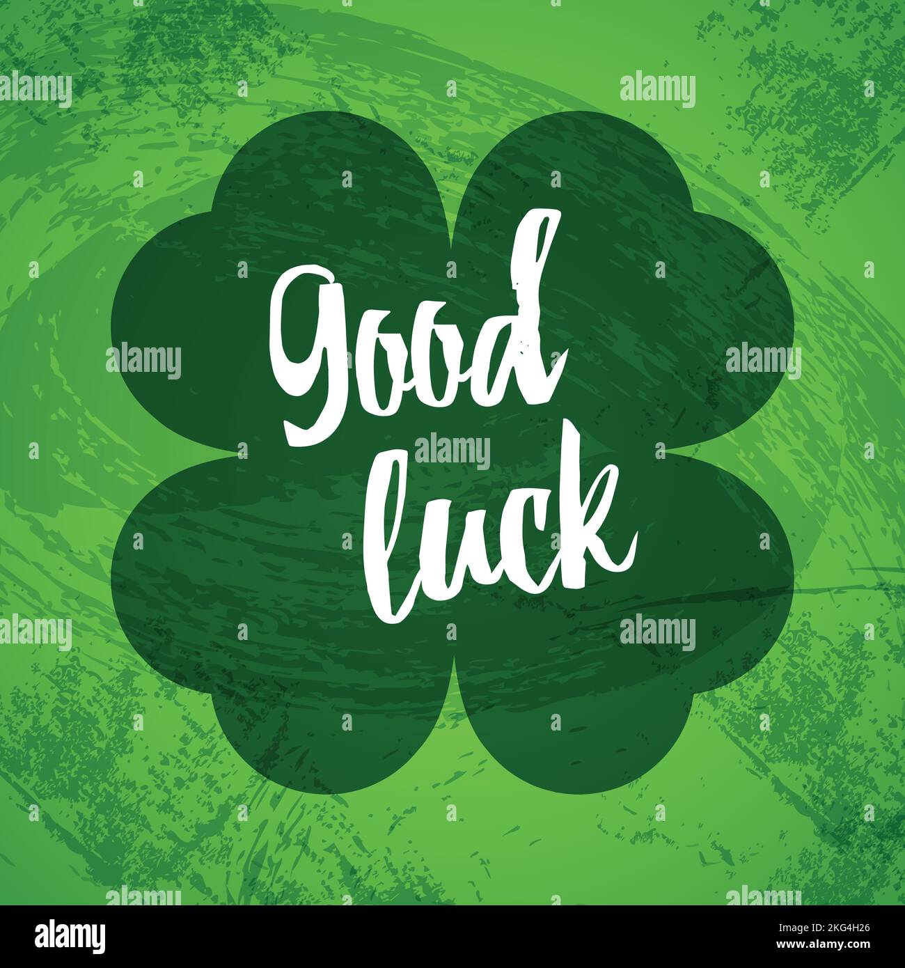 Good luck. Happy St. Patrick's Day. March 17. Vector illustration, flat ...