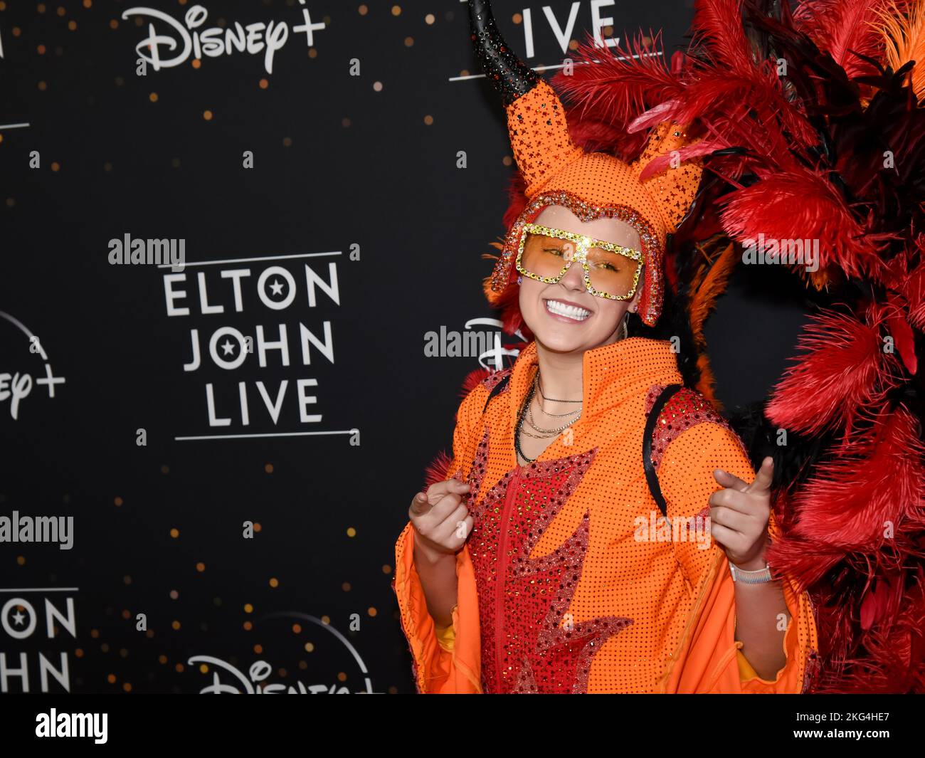 Los Angeles, California, USA. 20th Nov, 2022. JoJo Siwa. Disney "Elton ...