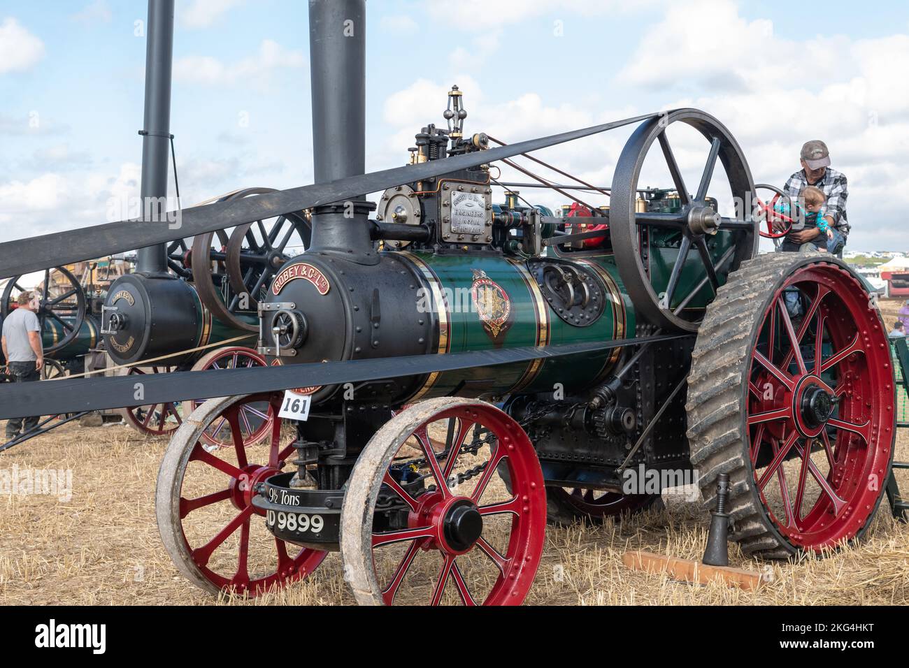 Tarrant Hinton.Dorset.United Kingdom.August 25th 2022.A Robey traction ...