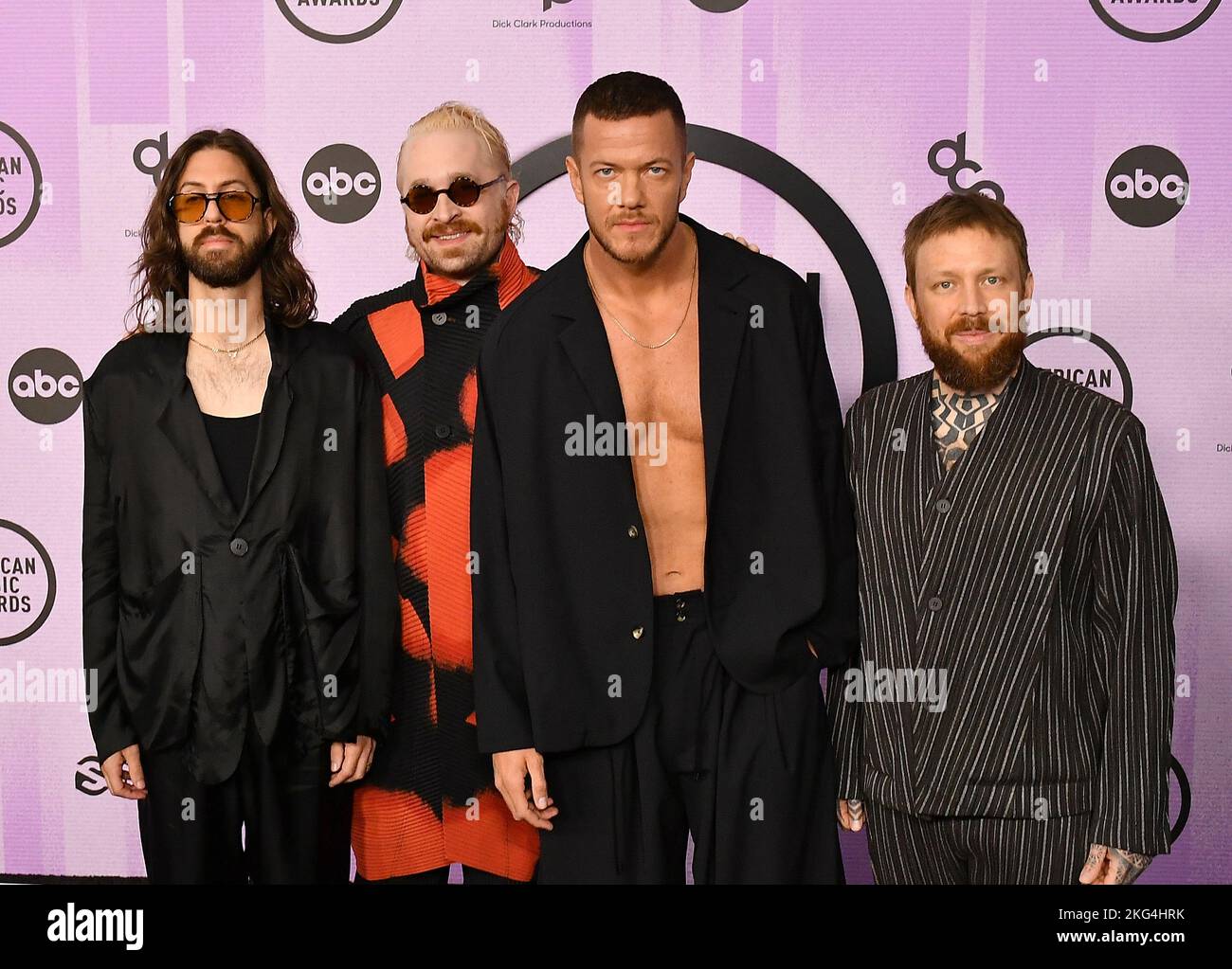 Daniel Wayne Sermón, Daniel Platzman, Dan Reynolds and Ben McKee of ...