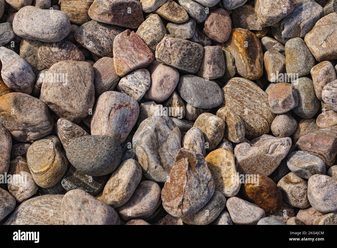 A top view of a sea stones in different colors, perfect as a background ...