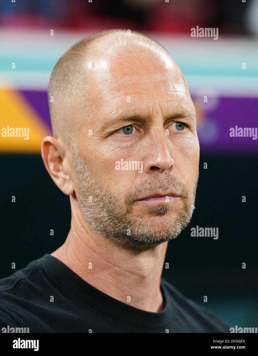 USA manager Gregg Berhalter during the FIFA World Cup Group B match at ...