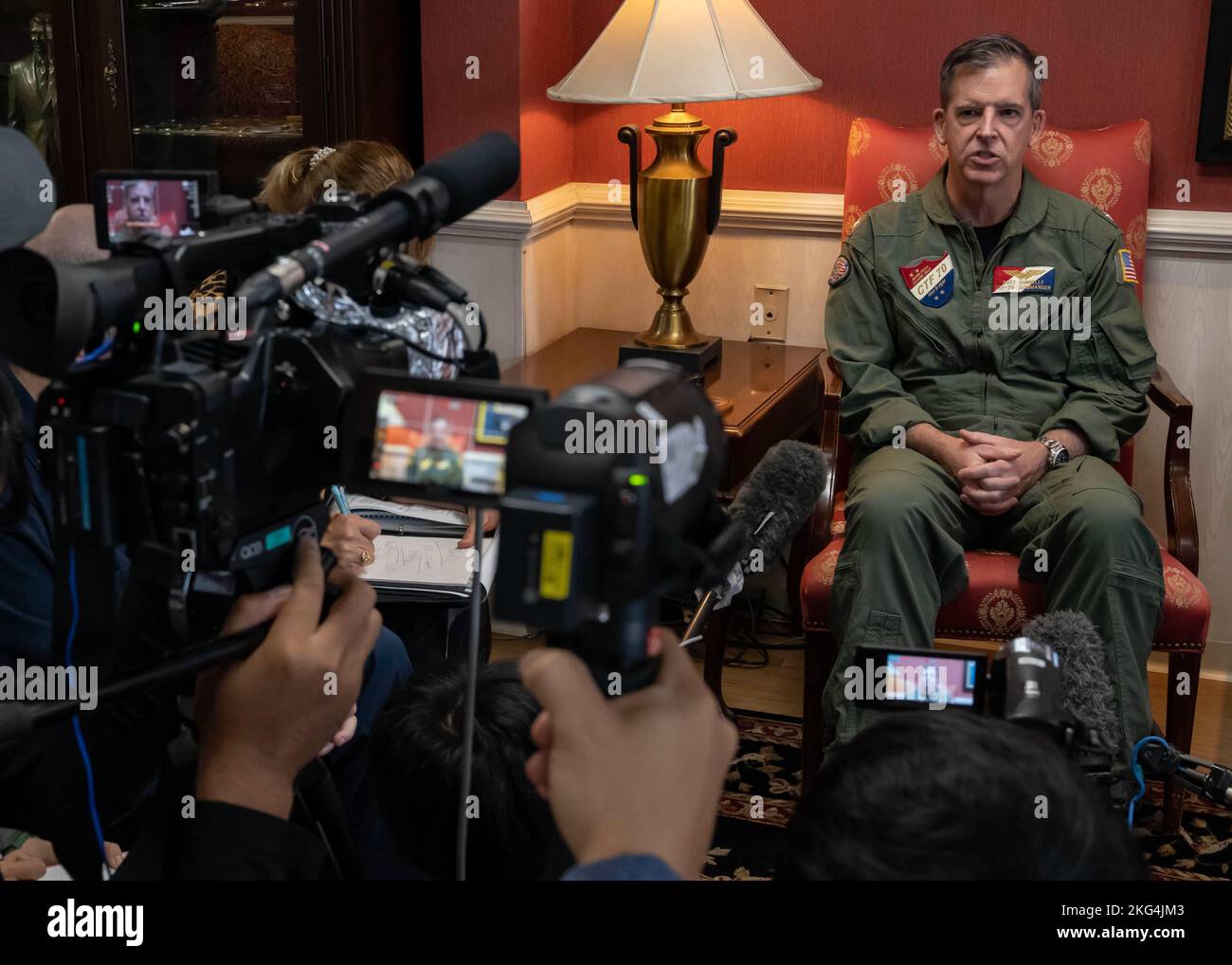 PHILIPPINE SEA (Oct. 28, 2022) Commander, Task Force 70 Rear Adm ...
