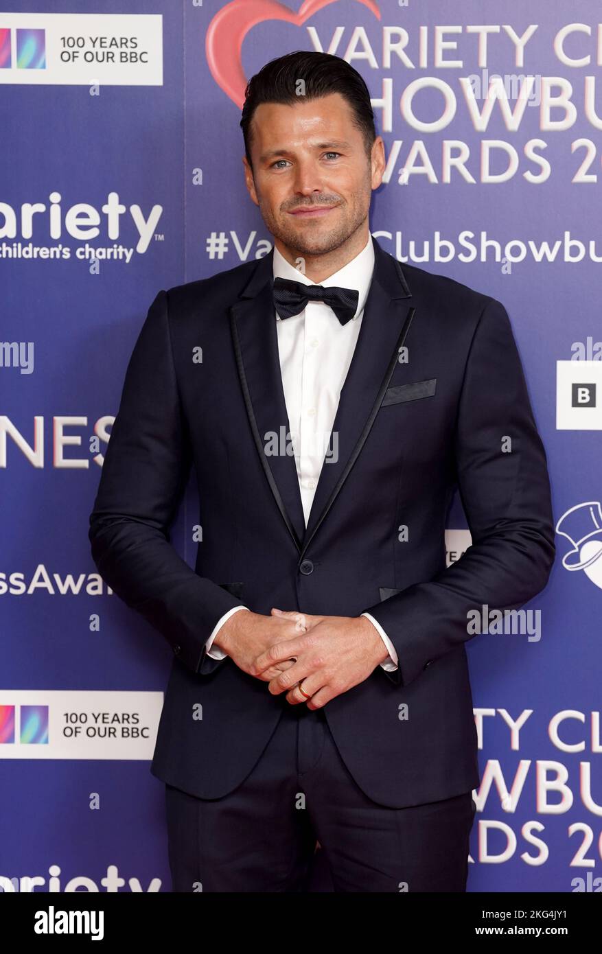 Mark Wright arrives at the Variety Club Showbusiness Awards at the ...