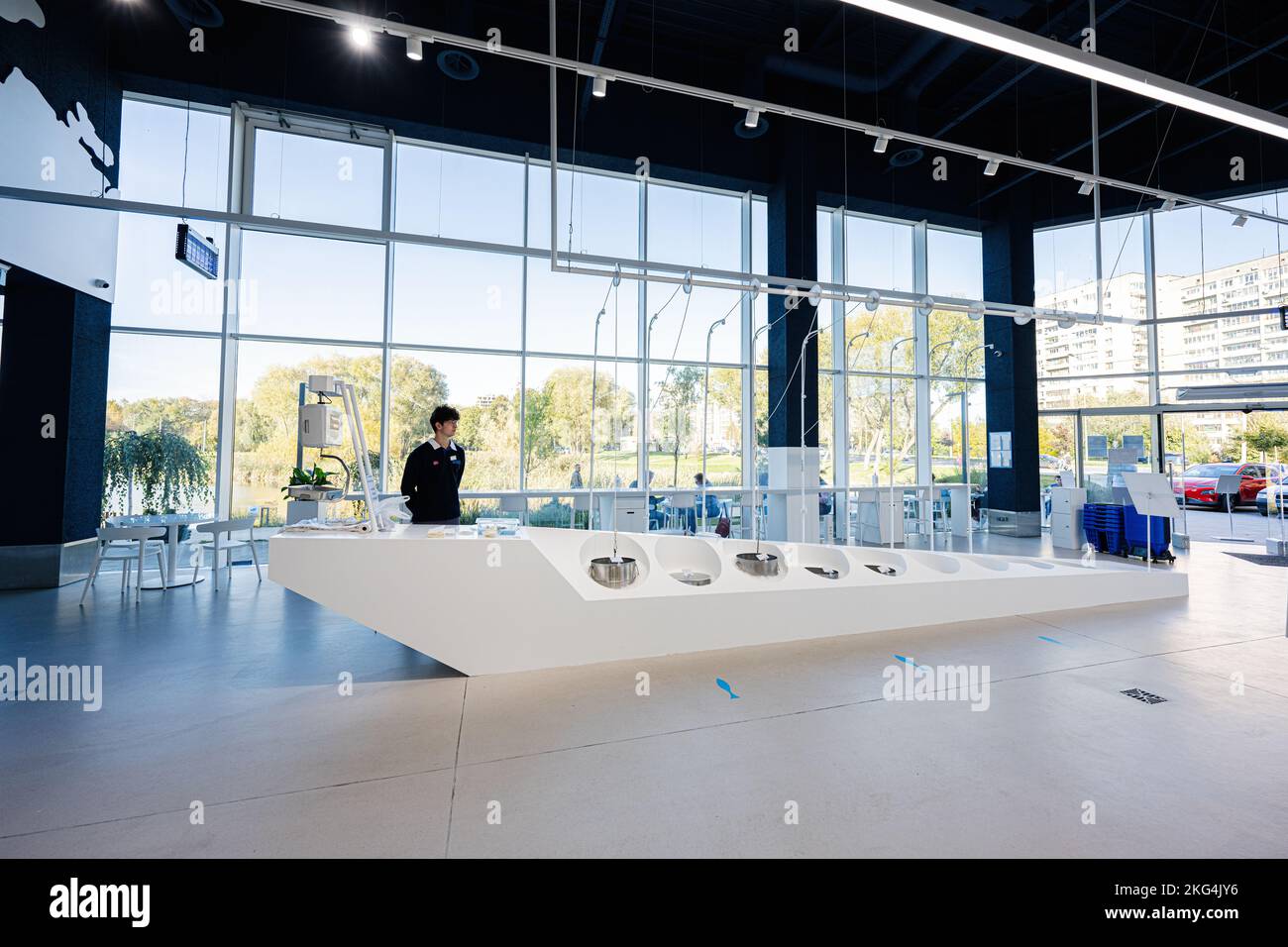 Lviv, Ukraine - October 09, 2022: Egersund Seafood supermarket Norway ...