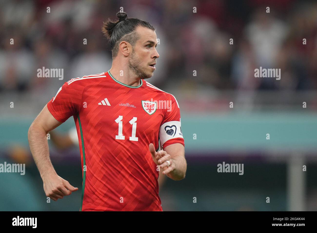 Doha, Qatar. 21st Nov, 2022. Gareth Bale of Wales during the, Qatar ...